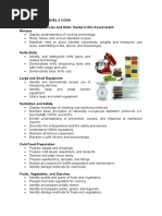 COOKERY 10 Diagnostic Test With TOS | PDF | Cooking | Meat