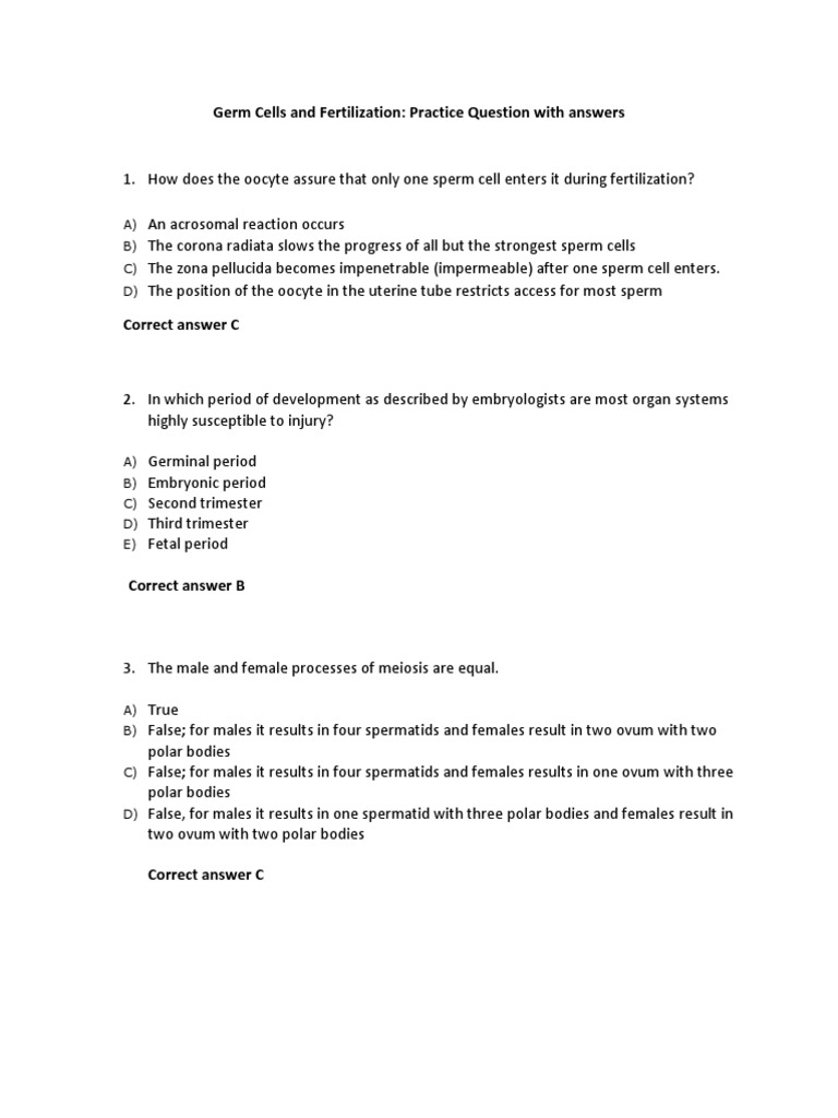 Embryology Questions and Answers | PDF | Lung | Congenital Heart Defect