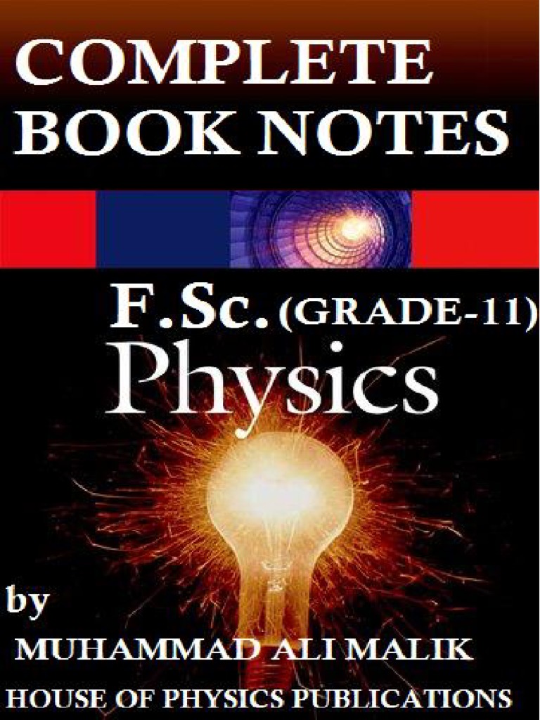 Complete Physics Notes First Year | PDF | Observational Error ...