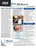Beat The Heat Poster | PDF | Wellness | Lifestyle