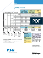 Eaton Clutch Selector Chart Technical Data Sheet en | PDF | Clutch ...