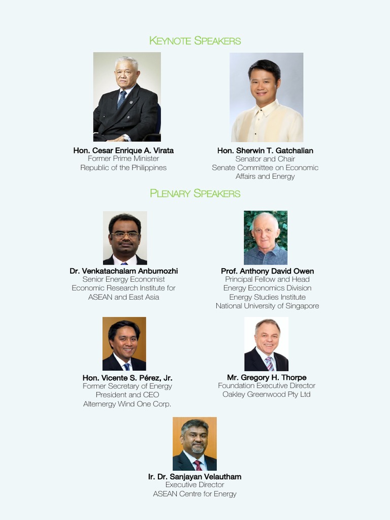 Keynote and Plenary Speakers List | PDF