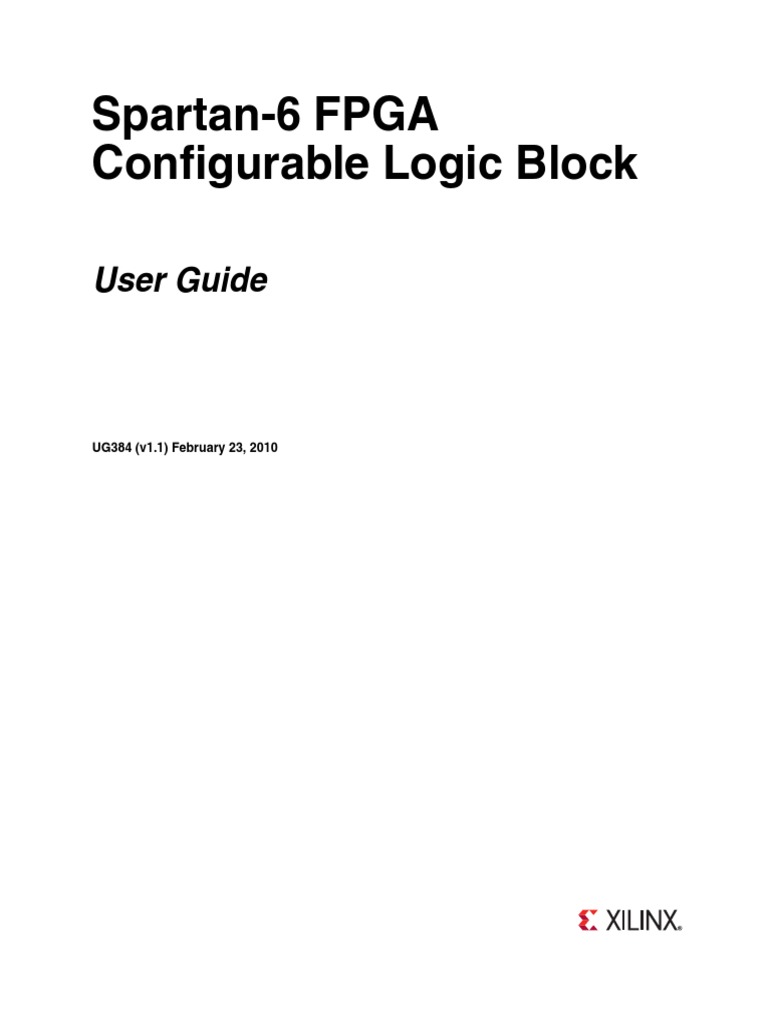 Spartan 6 FPGA Configurable Logic Block | PDF | Field Programmable Gate Array | Computer ...