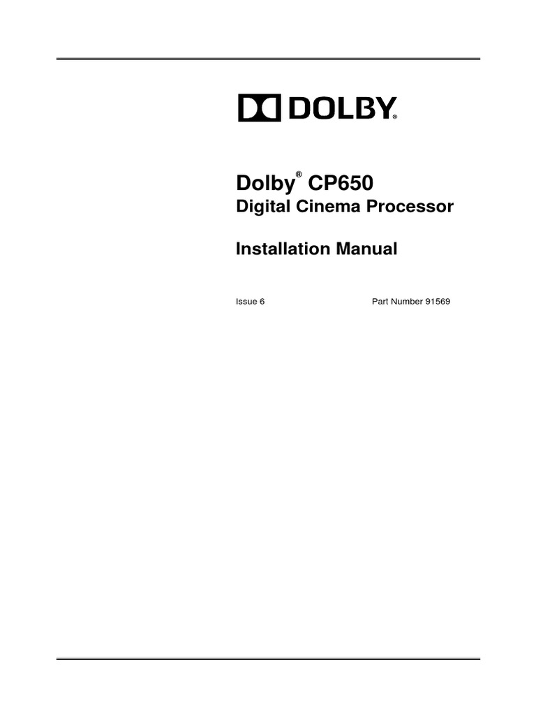 CP650 Installation Manual PDF | PDF | Ac Power Plugs And Sockets ...