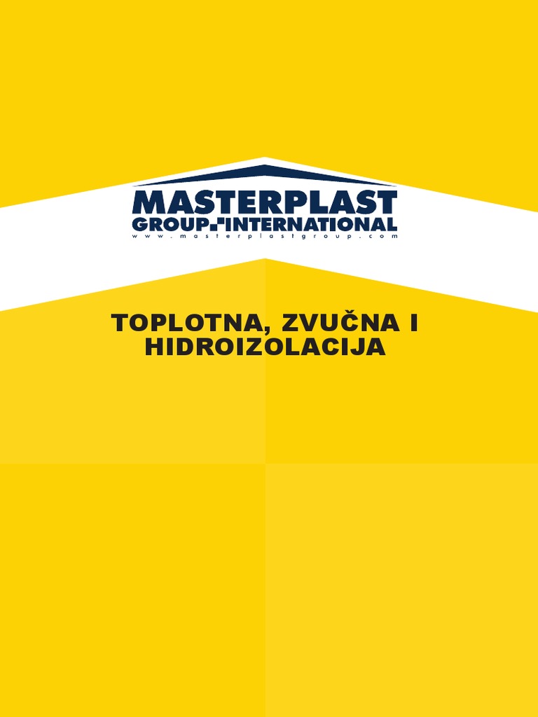 04-Toplotna Zvucna I Hidroizolacija | PDF