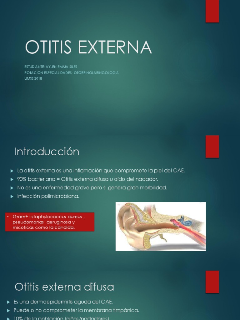 Otitis Externa | Salud pública | Medicina CLINICA