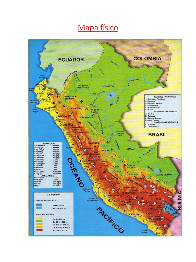 Mapa Físico | PDF | Ciencias sociales | Historia