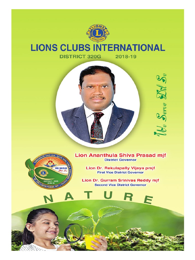 Lions Clubs International District 320G Mini Directory 2018-19 | PDF