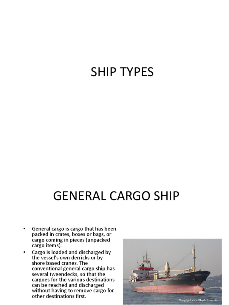 Overview of Ship Types and Uses | PDF | Ships | Oil Tanker