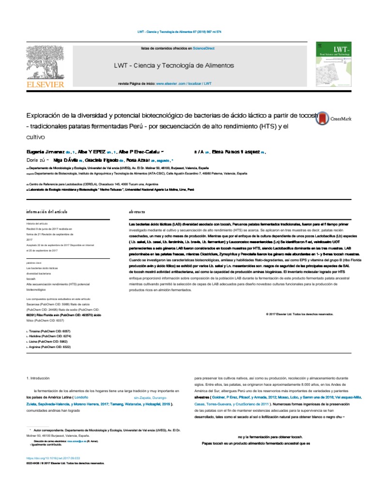 TOKOSH | PDF | Patata | Biología