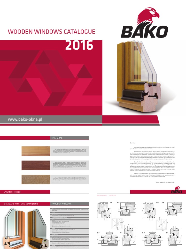 Wooden Windows Catalogue | PDF | Window | Building Insulation