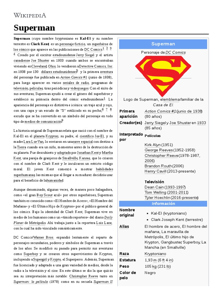 Superman | PDF | Superhombre | Libros