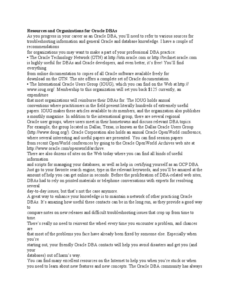 Oracle Resources Pdf Oracle Corporation Internet And Web