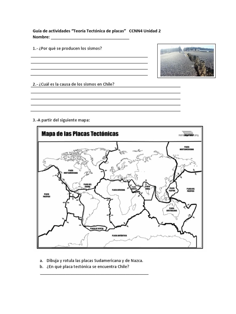 4° Guia Tectonica de Placas PDF | PDF