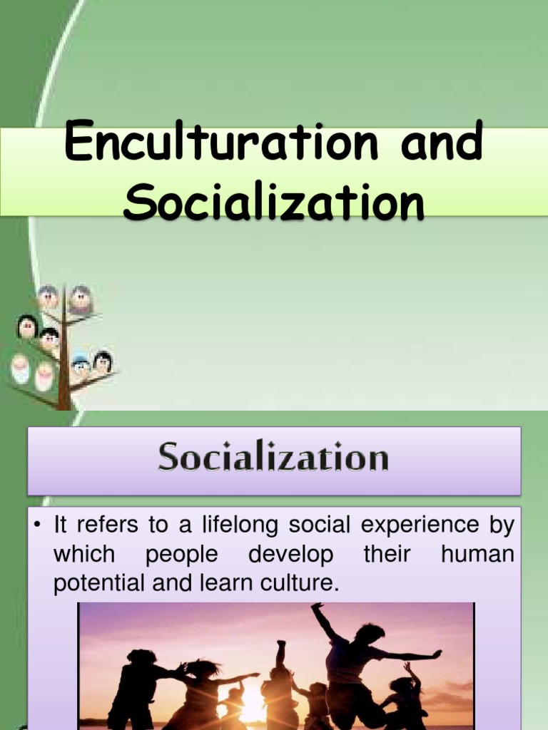 Enculturation and Socialization | PDF | Identity (Social Science ...