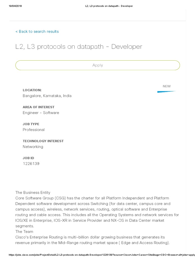 L2 L3 Protocols Developer | PDF | Multiprotocol Label Switching ...