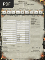 DND 5e Character Sheet Landscape v3 | PDF | Fantasy | Gary Gygax Games