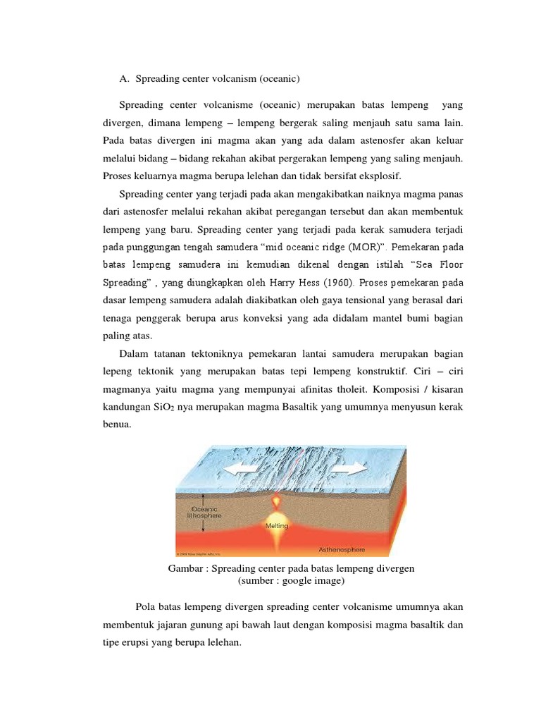 Spreading Center Volcanism | PDF