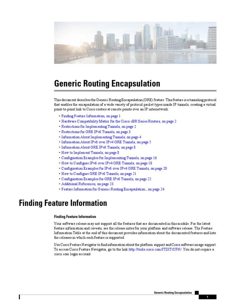 Generic Routing Encapsulation | PDF | I Pv6 | Ip Address