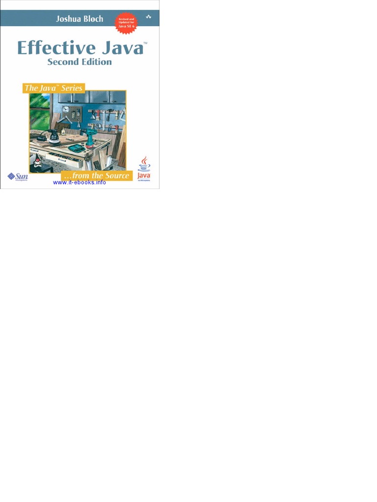 Effective Java, 2nd Edition PDF | PDF