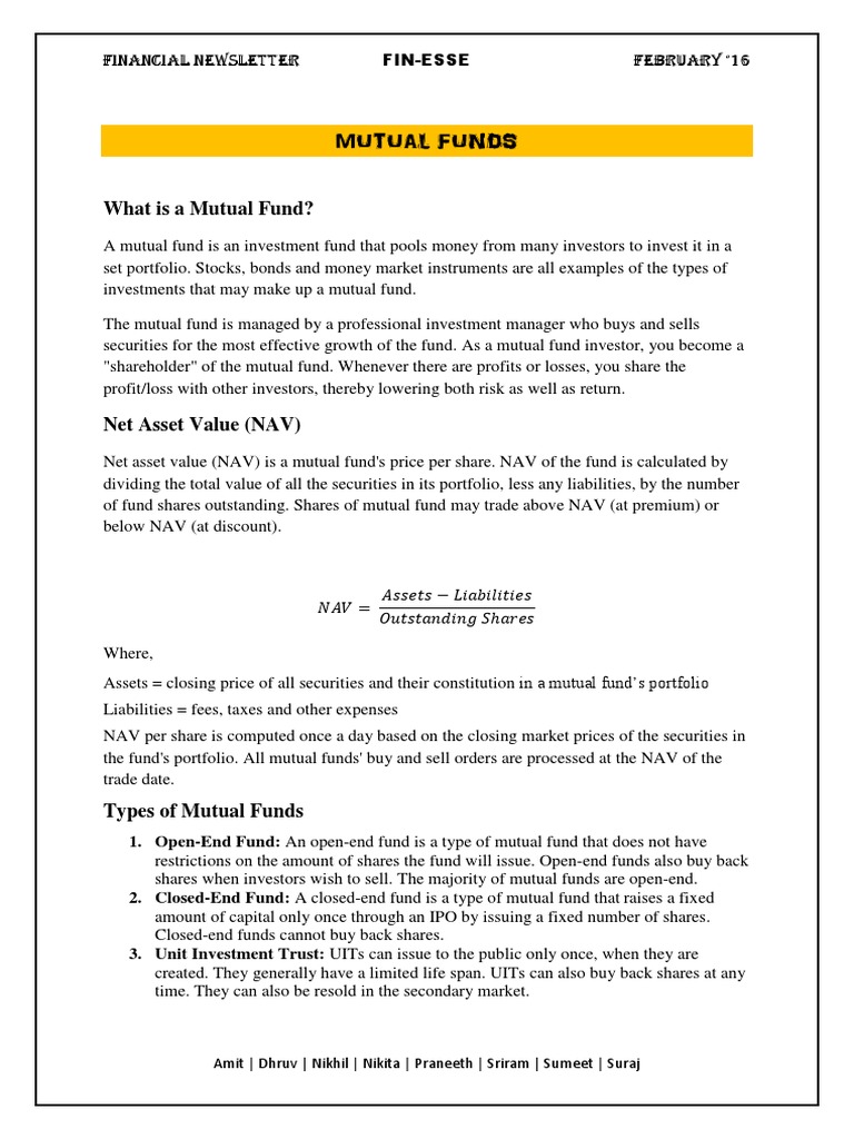 Understanding Mutual Funds Basics | PDF | Active Management | Mutual Funds