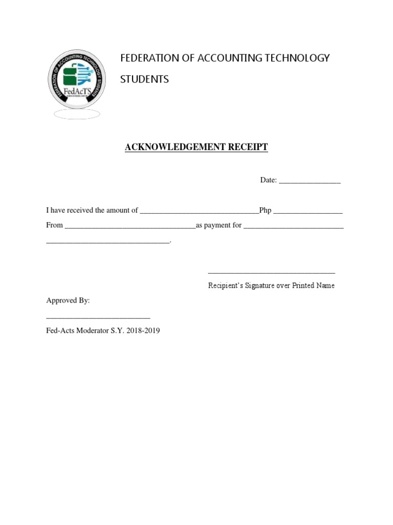 Federation of Accounting Technology Students A.Y. 2018-2019 ...