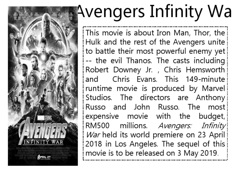 Avengers Infinity War | PDF