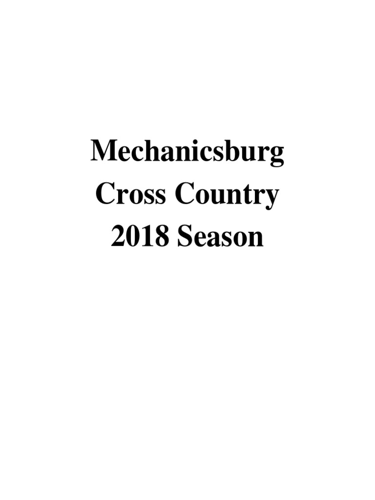 Team Packet 2018 | PDF | Aerobic Exercise | Running