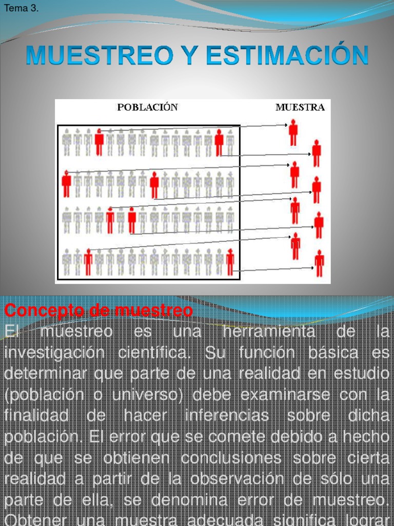 Muestreo y Medición | PDF | Muestreo (Estadísticas) | Probabilidad