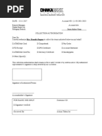 Authority Letter For HBL Cheque Book Receiving | PDF