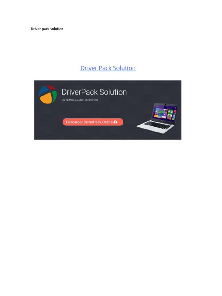 Driver Pack Solution | PDF