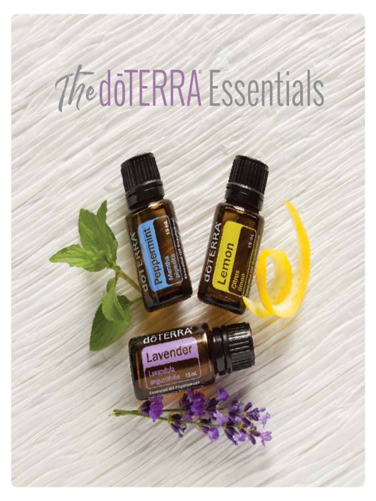 The Doterra Essentials | PDF | Essential Oil | Distillation