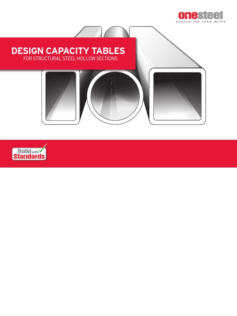 Design capacity tables, OneSteel.pdf | Bending | Strength Of Materials