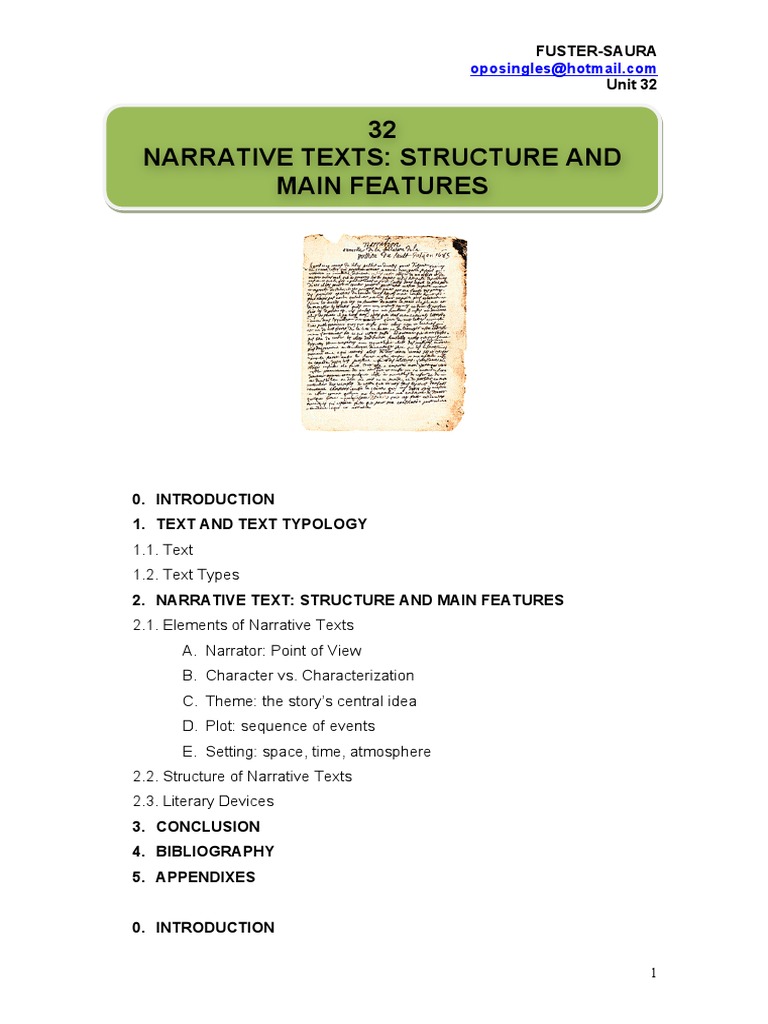 Unit 32 | PDF | Narration | Plot (Narrative)