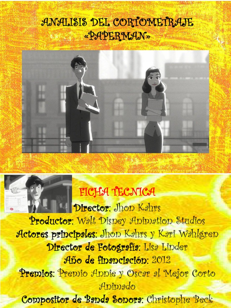 Análisis del cortometraje Paperman | PDF | Ocio