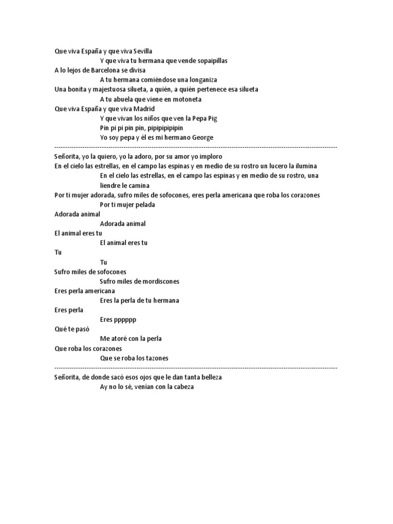 Que viva España y Sevilla | PDF