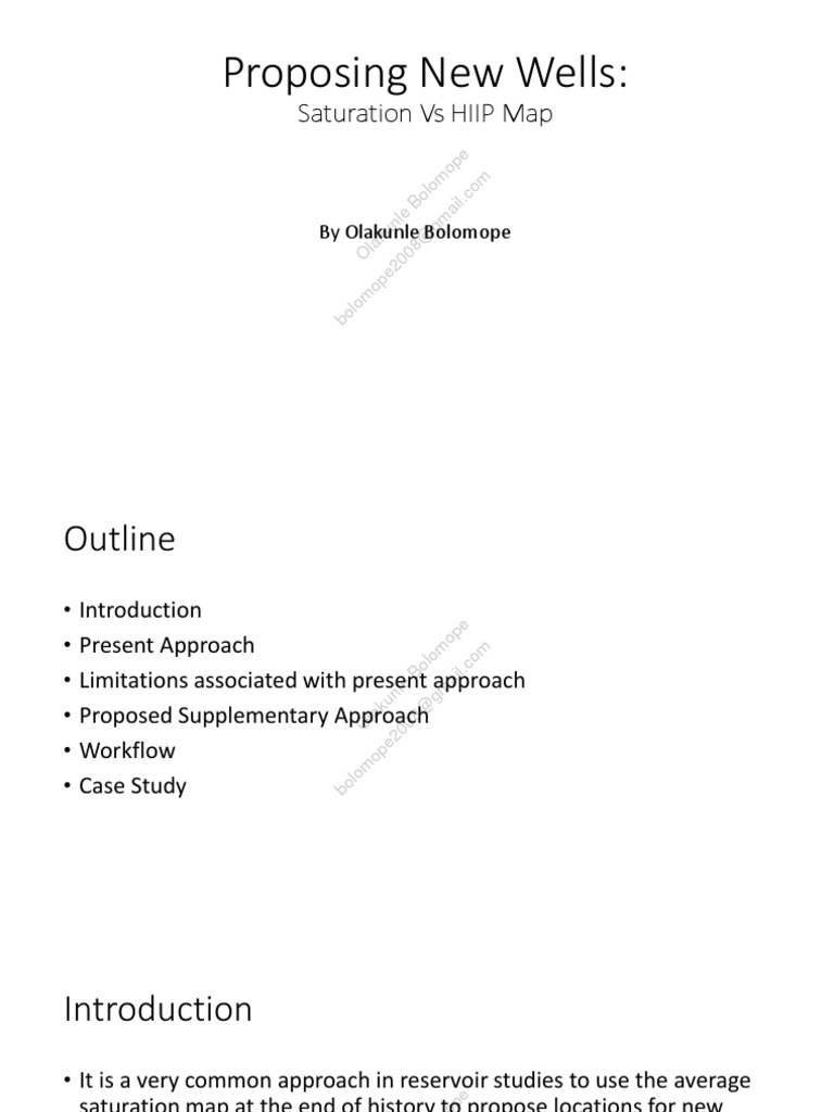 Average Water Saturation Vs STOOIP Map | PDF | Petroleum Reservoir | Nature