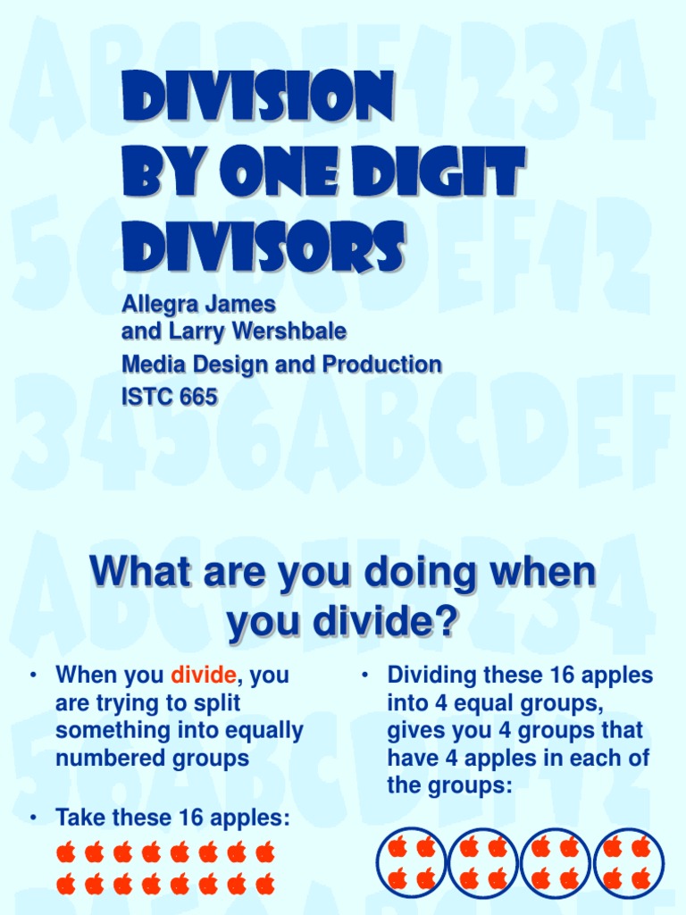 A Guide to Dividing Three-Digit Dividends by One-Digit Divisors Using ...