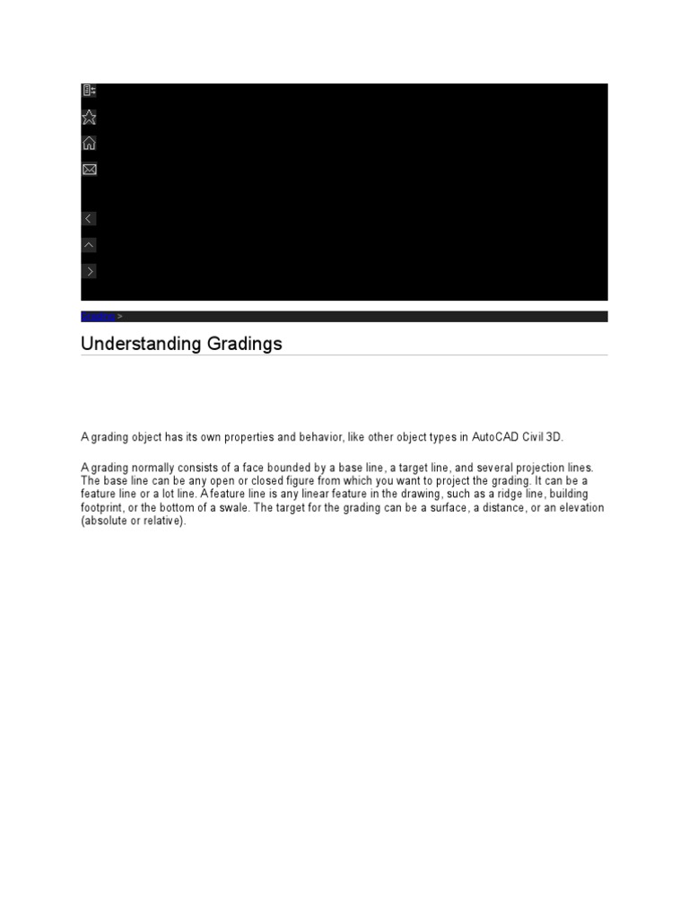 Creating Retaining Walls Using Civil 3d Feature Lines And Grading Objects Pdf Computing 