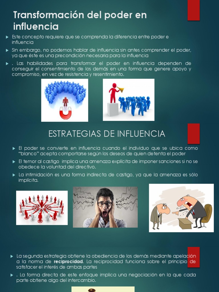 Transformación Del Poder en Influencia | PDF | Persuasión | Sicología