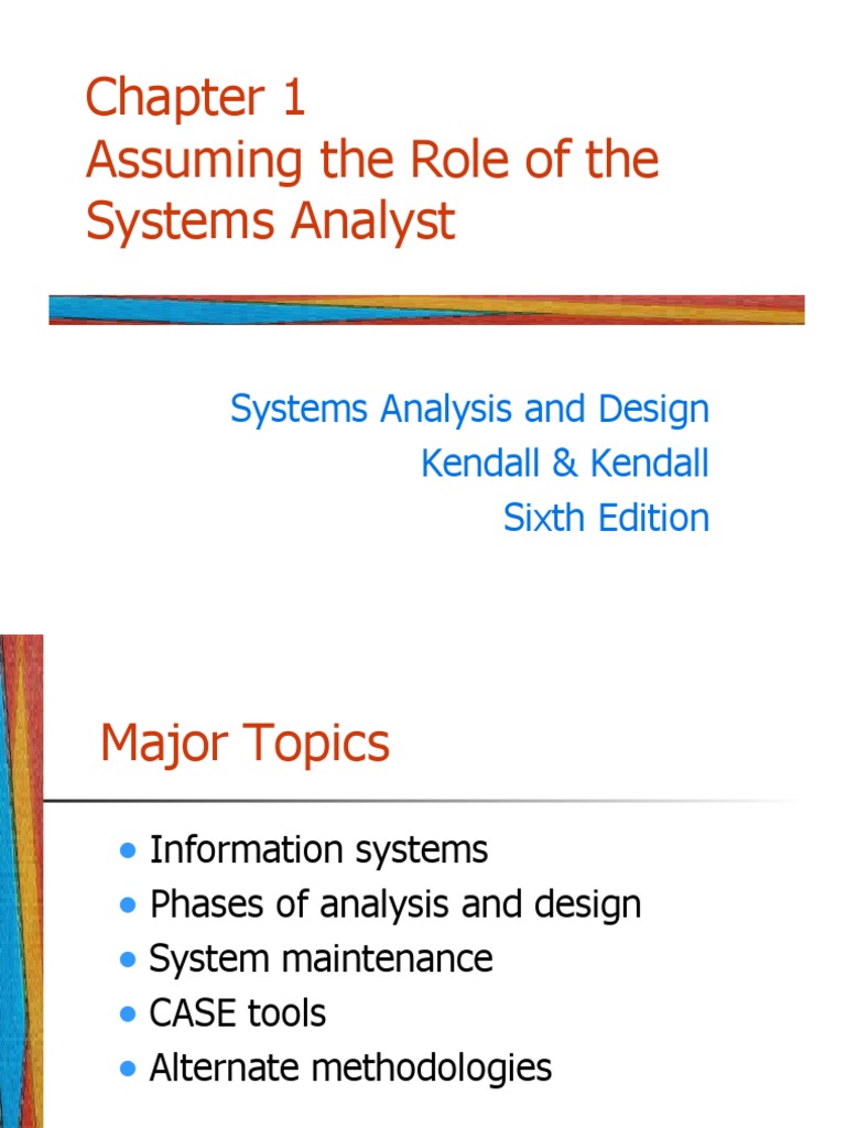 Systems Analysis and Design Chapter Summary | PDF | Software Development | Information System
