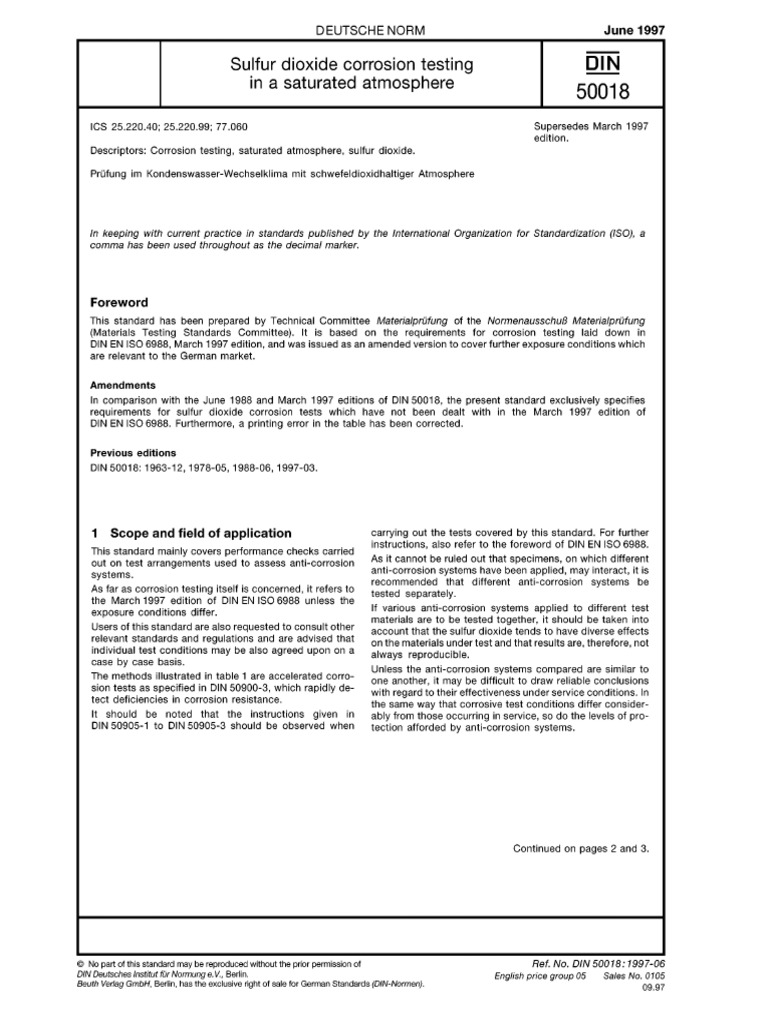 Din 50018 - Eng | PDF