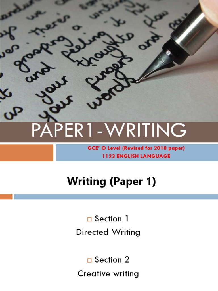 Writing Paper PPT Final | PDF | Essays | Verb