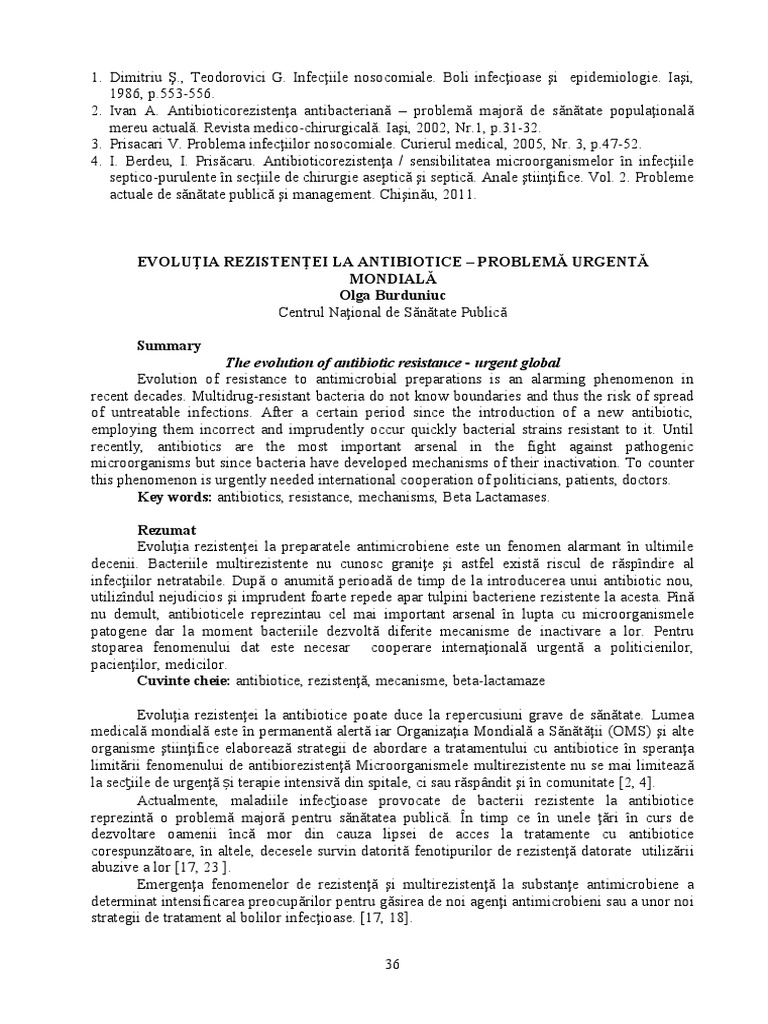 7.evolutia Rezistentei La Antibiotice | PDF