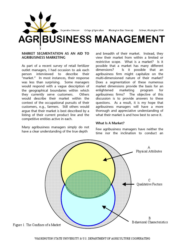 Understanding the Multidimensional Nature of Markets: A Case for Market Segmentation in ...