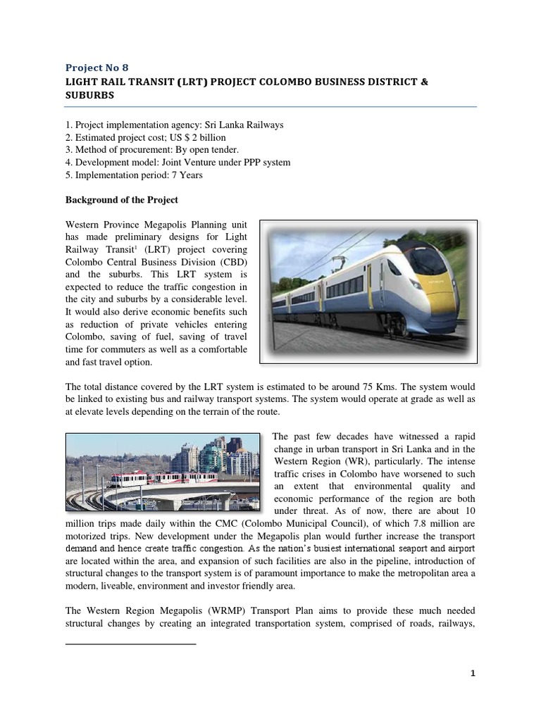 Light Rail Transit | PDF | Public Transport | Light Rail