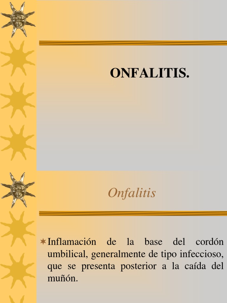 Onfalitis: Causas y Tratamiento | PDF | Medicina | Microbiología