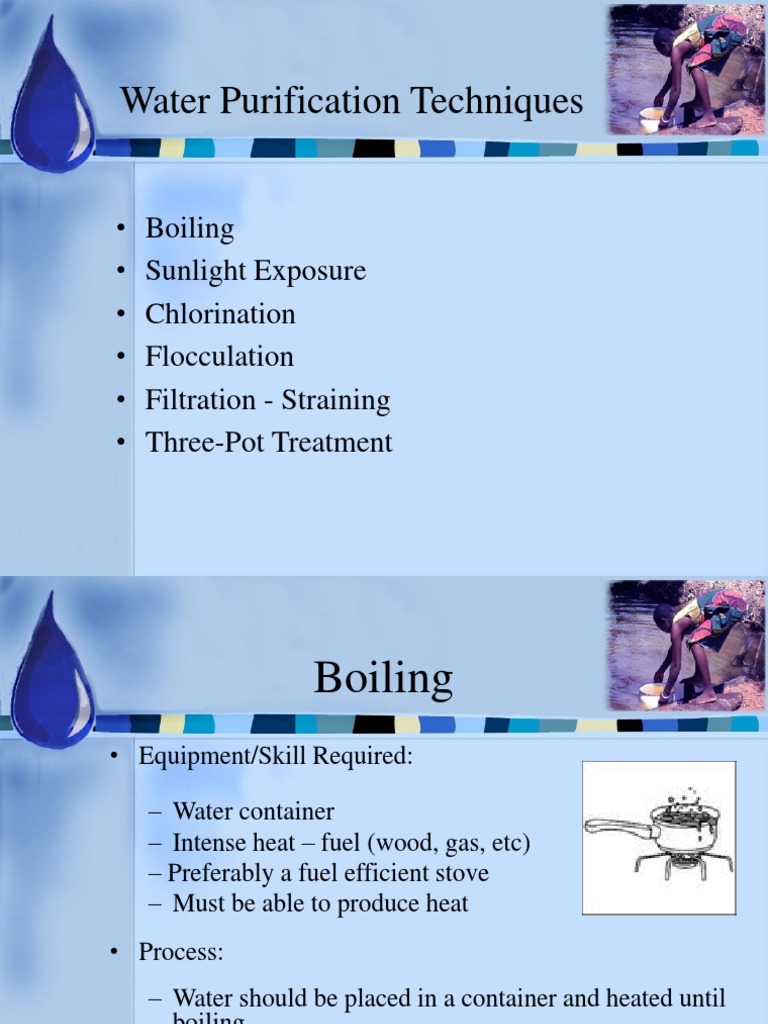 Water Sanitation Powerpoint | PDF | Filtration | Water Purification