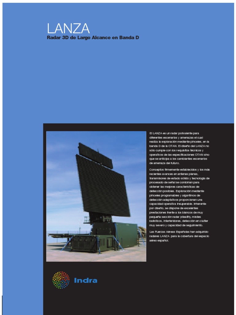 Radar 3D Lanza | PDF | Antena (Radio) | Radar