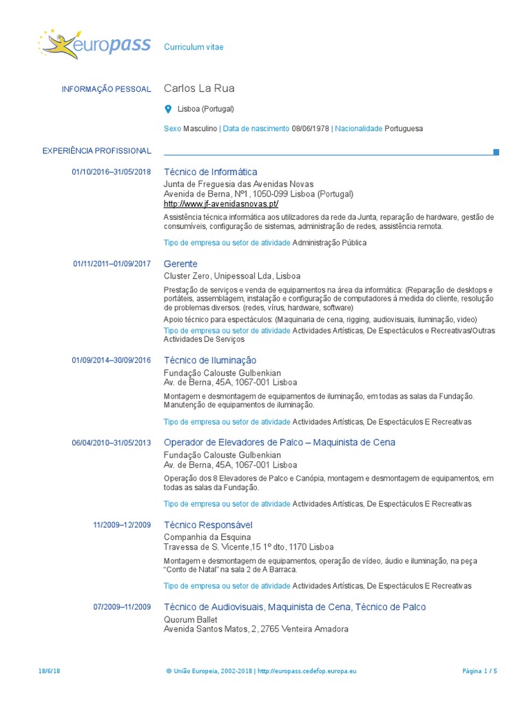 CV-simples.pdf | Lisboa | Portugal